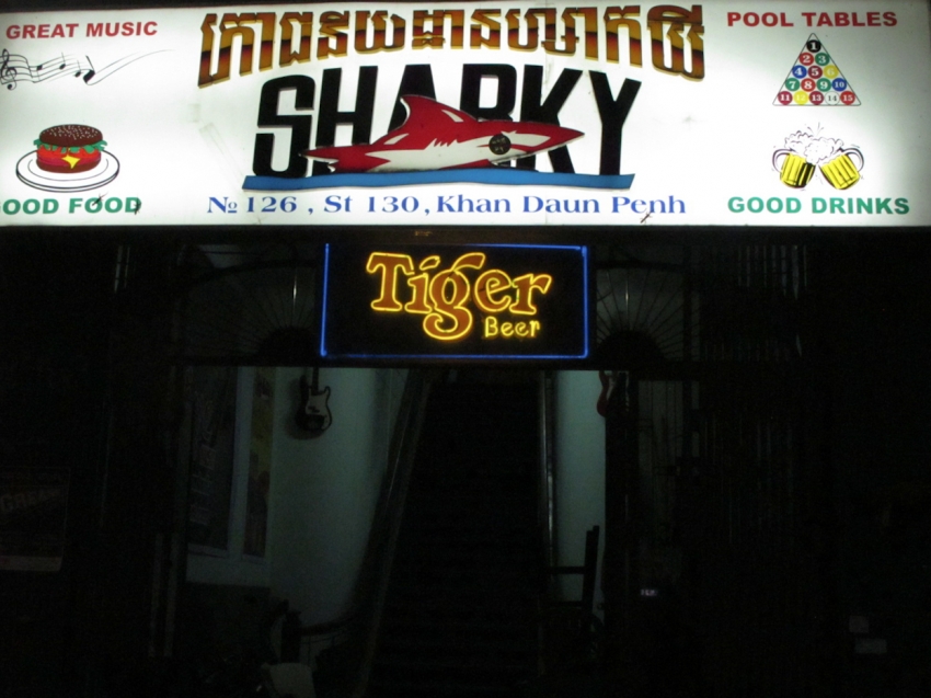 Sharkys Bar Cambodia