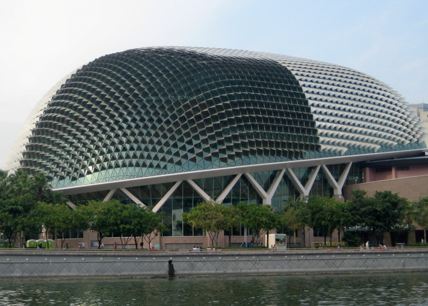 Esplanade Singapore File:Dome Of The Esplanade Theatres On The Bay