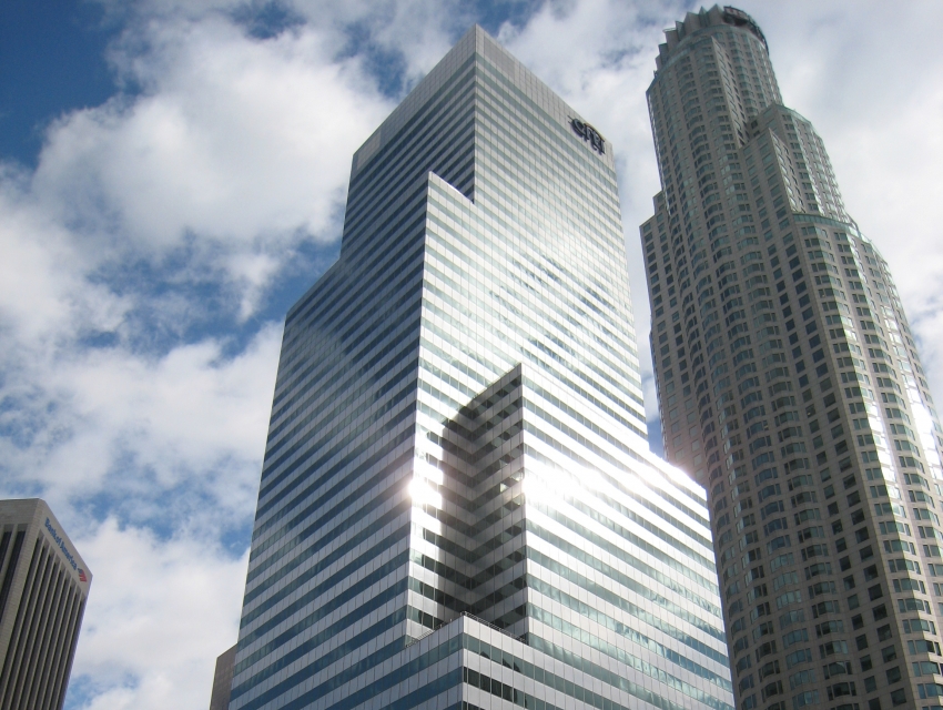 Citibank Building Downtown Los Angeles Wilshire Grand Center